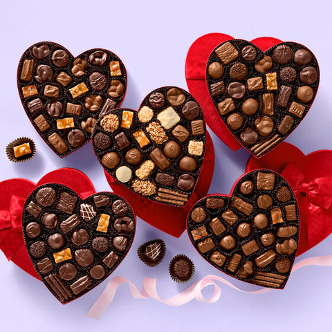 Classic Red Heart - Chocolate & Variety - Corazón Grande Clásico – Sees ...